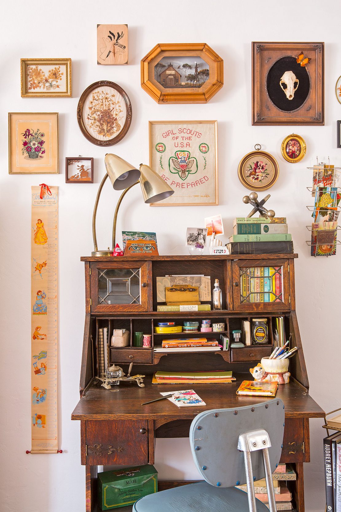 Gallery-Wall-Desk – Flea Market Finds: Home and Garden Decorating Ideas ...
